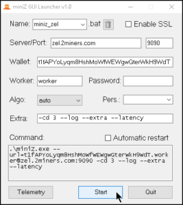 Windows mining step-by-step: how to start miniZ on Windows? - miniZ