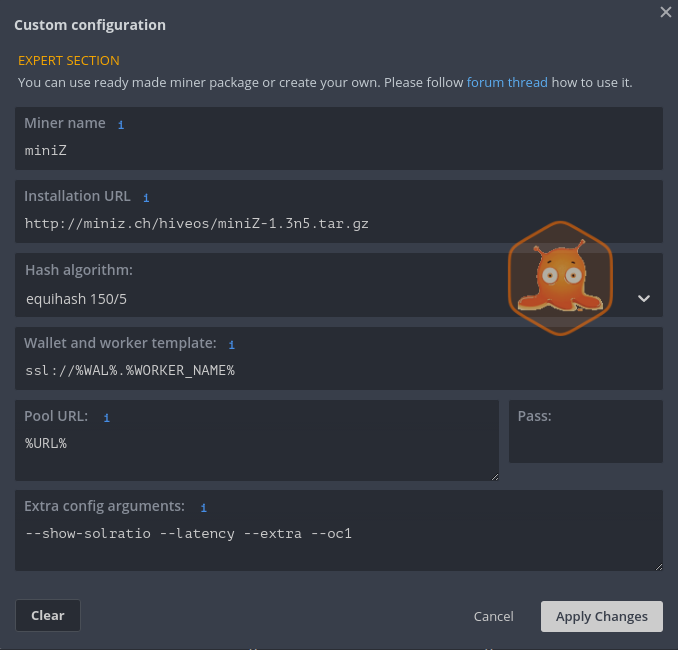 How to use miniZ with Hive OS - miniZ - Check here for help.